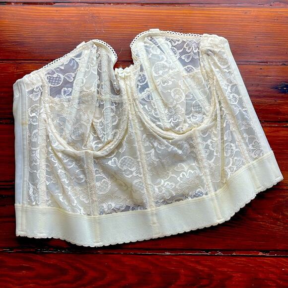 Vintage | Intimates & Sleepwear | Vintage Goddess Sheer Lace Underwire ...